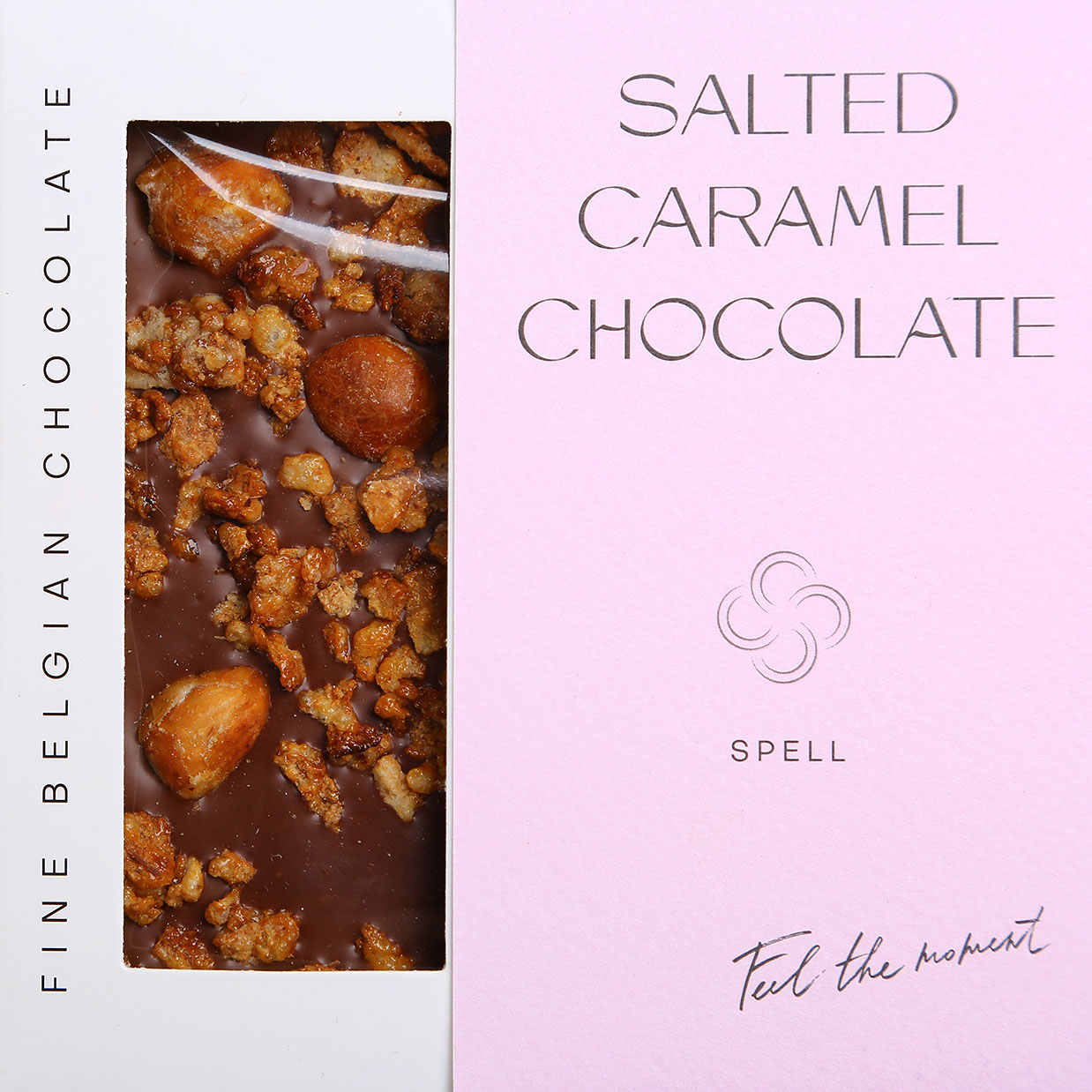 Молочный шоколад с соленой карамелью